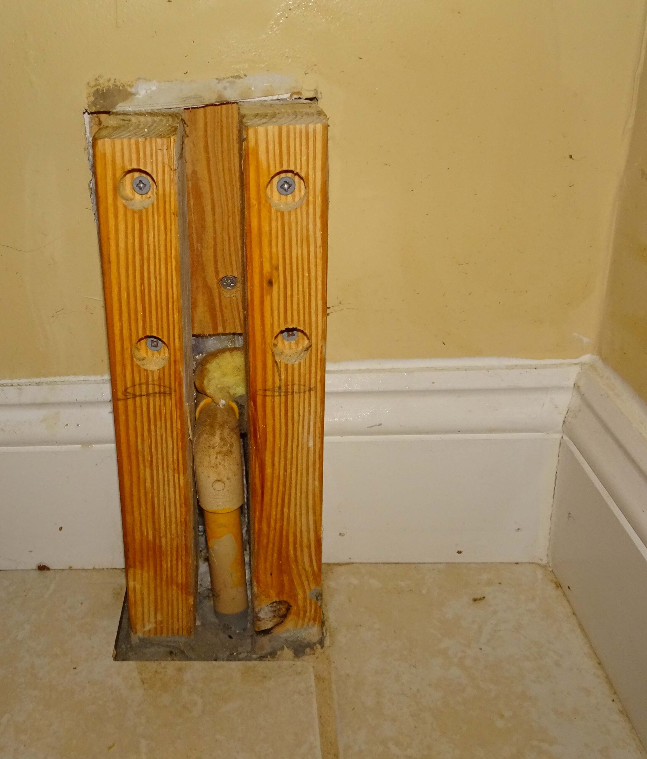 Plumbing for dry stacked block walls - DryStacked Block Homes